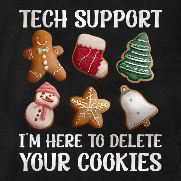 Tech Support Christmas Cookies - T-Shirt – Absurd Ink