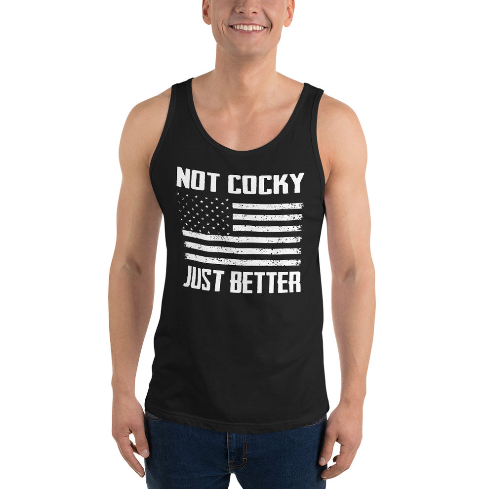 Not Cocky Just Better - Tank – Absurd Ink