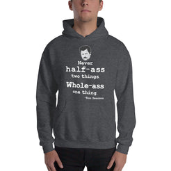 Ron Swanson Whole-Ass One Thing - Hoodie – Absurd Ink